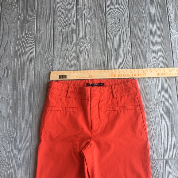 Zara | Pants & Jumpsuits | Zara Womens Rust Red Slim Fit Jeans Pant ...